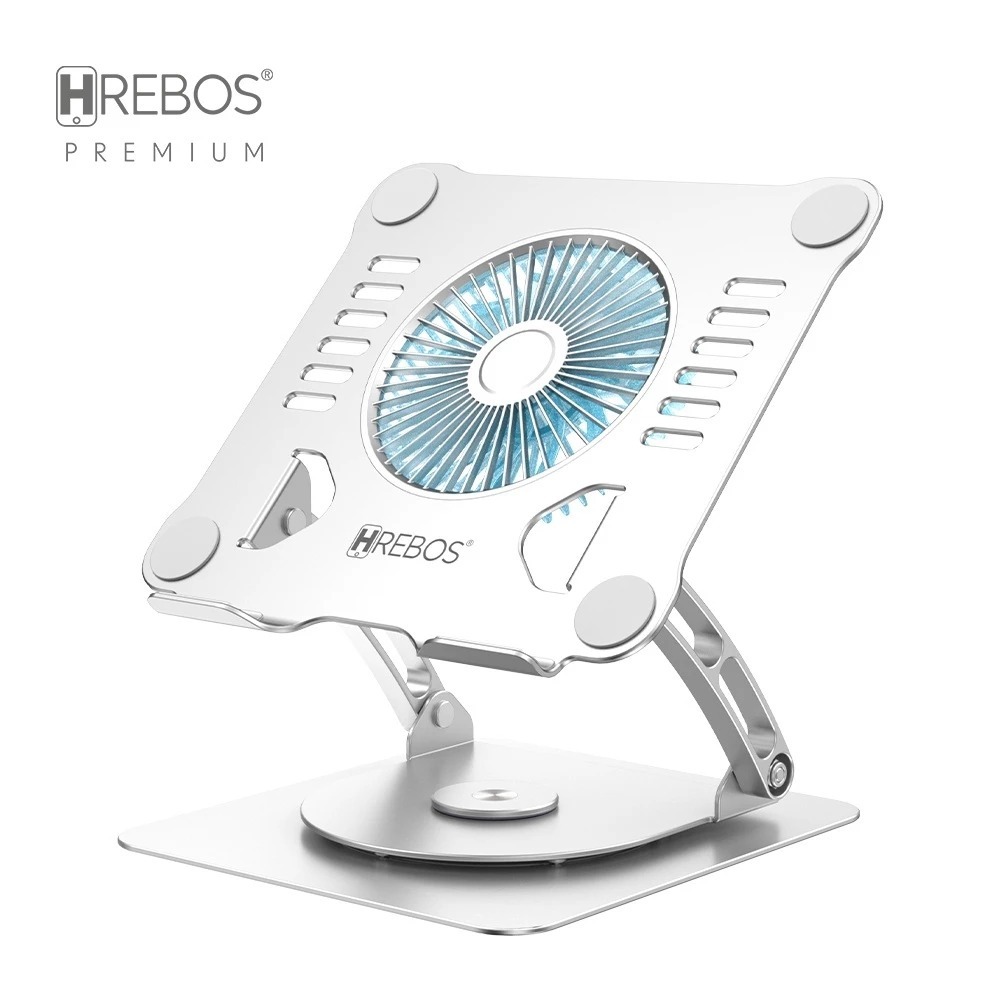 HREBOS Prata Premium | Suporte de Notebook - Cold Wind Turbo Plástico ...