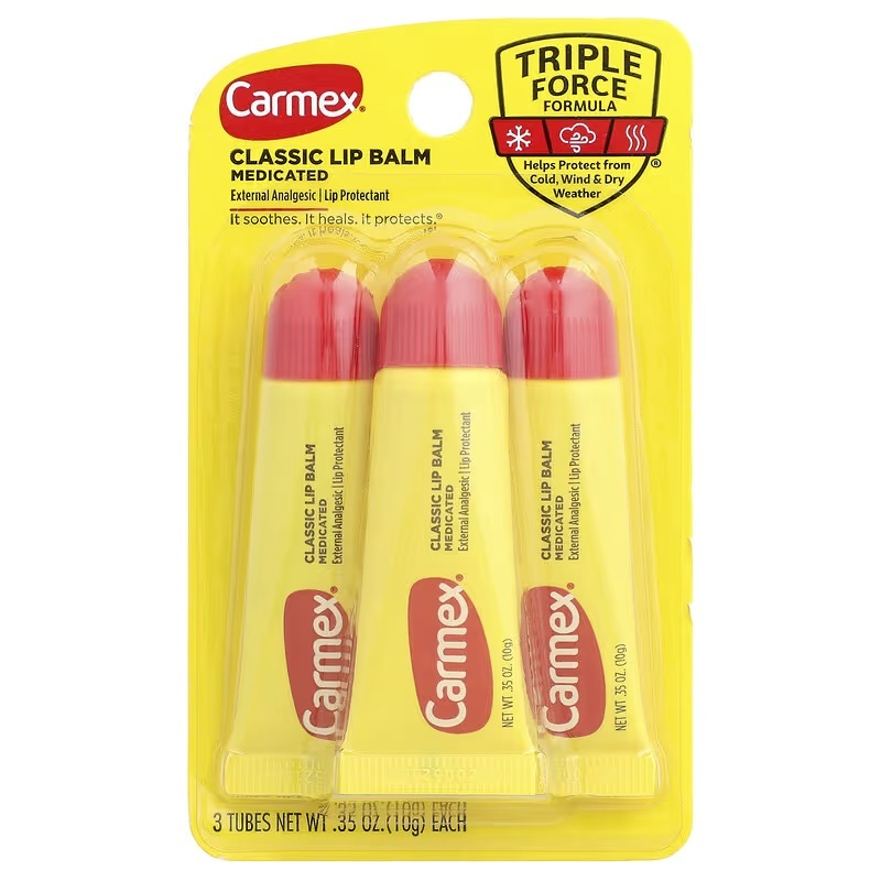 Protetor Labial Carmex Original 10g – Kit 3 Unidades Importado | Shopee ...