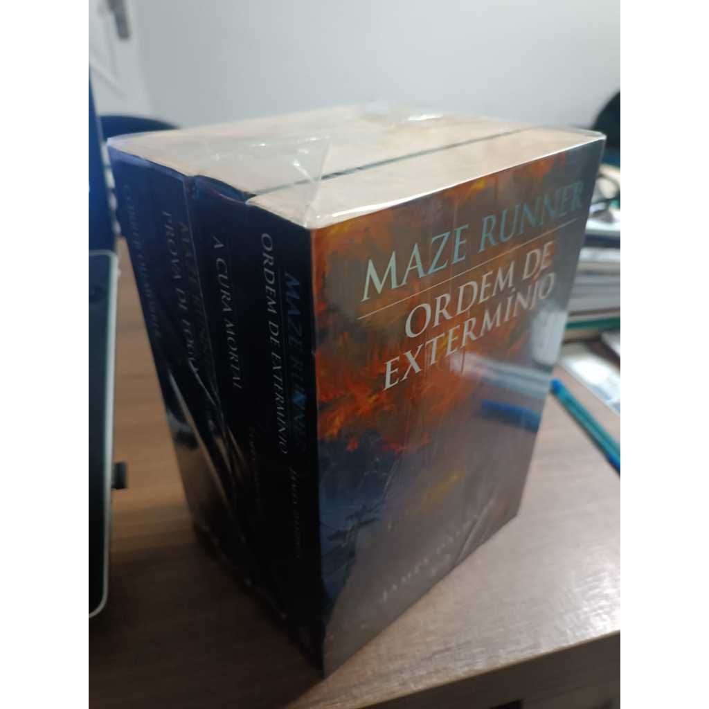 MAZE RUNNER JAMES DASHNER SERIE C 4 LIVROS SEMINOVOS | Shopee Brasil