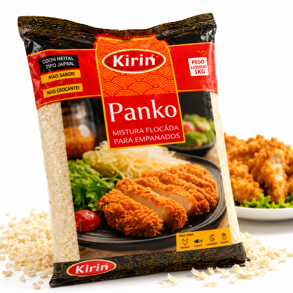 Farinha Panko Kirin 1kg Crocância Profissional | Shopee Brasil
