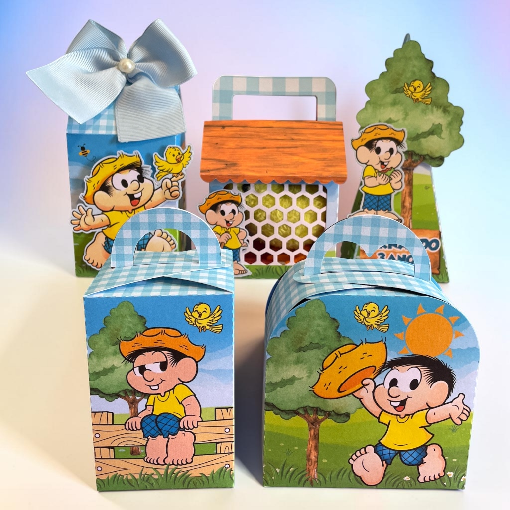 Kit Personalizados Chico Bento Turma da Monica - Lembrancinhas ...
