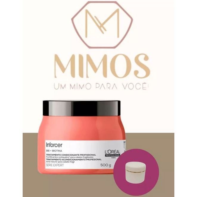 Máscara Capilar LOREAL Inforcer Fortificante e Antiquebra com 30ml ...