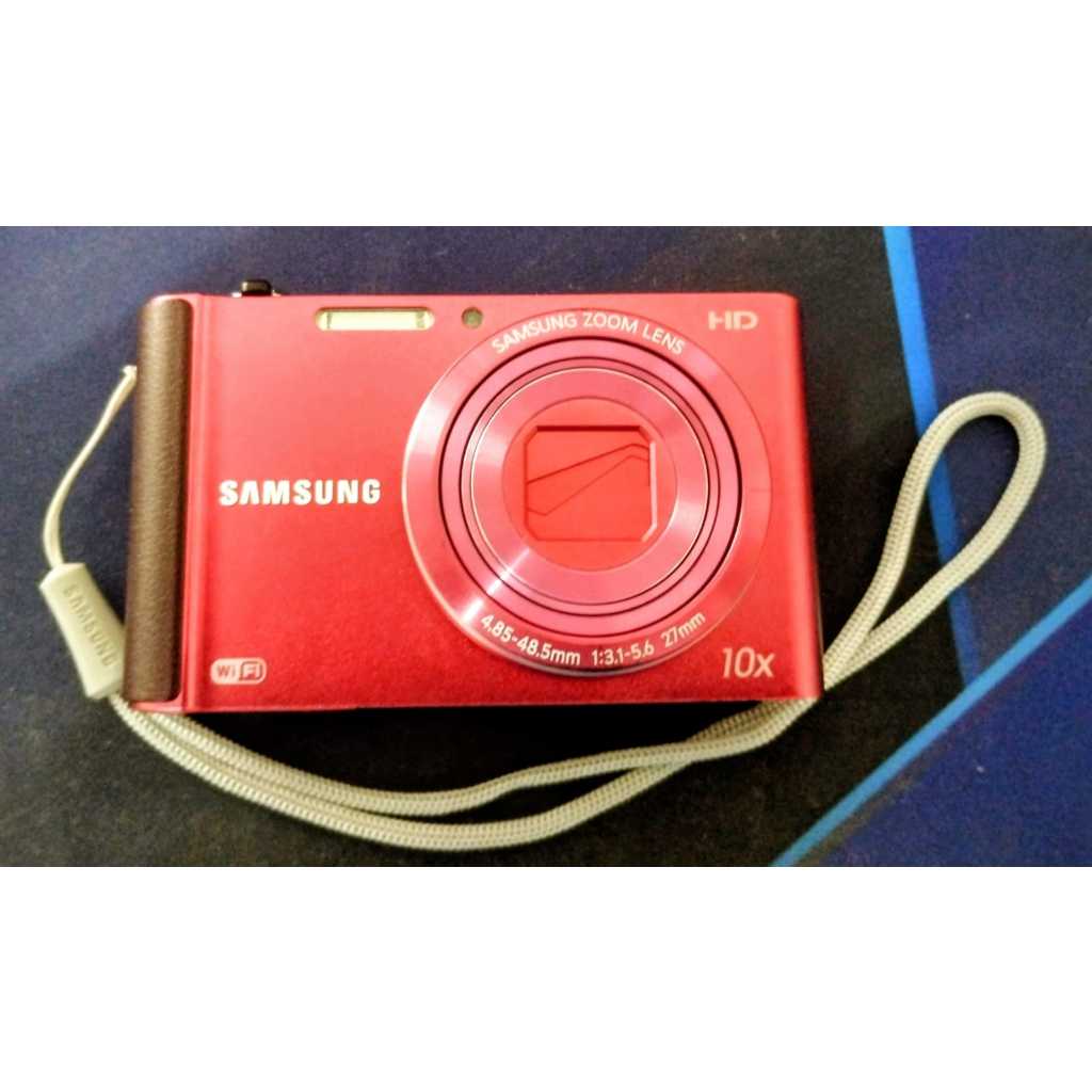 Câmera Digital Samsung ST200F 16.2MP Com Wi-Fi Vermelha | Shopee Brasil