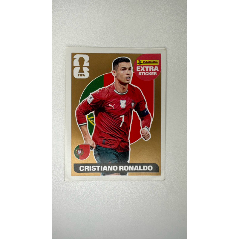 Figurinha Extra Sticker Cristiano Ronaldo bronze Copa Do Mundo Panini ...
