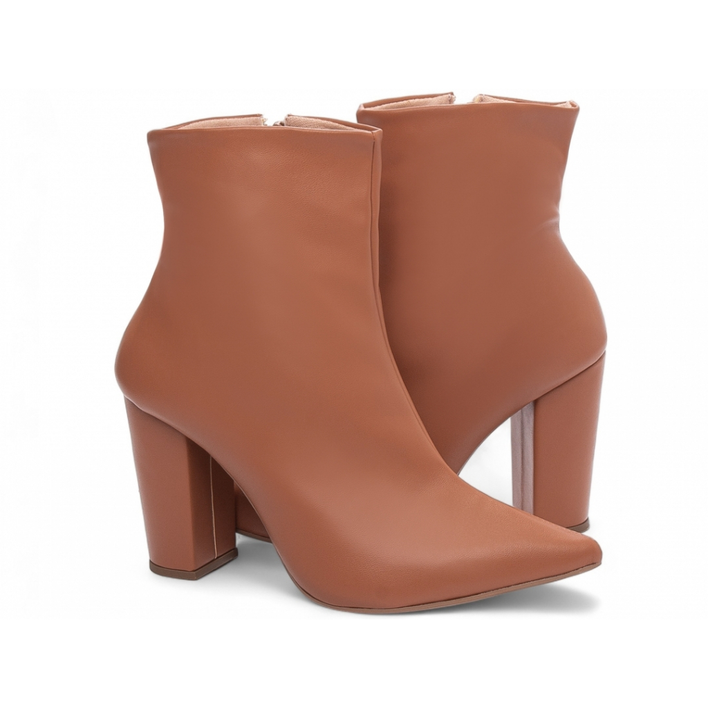 Bota Cano Curto - Caramelo 65-04C | Shopee Brasil