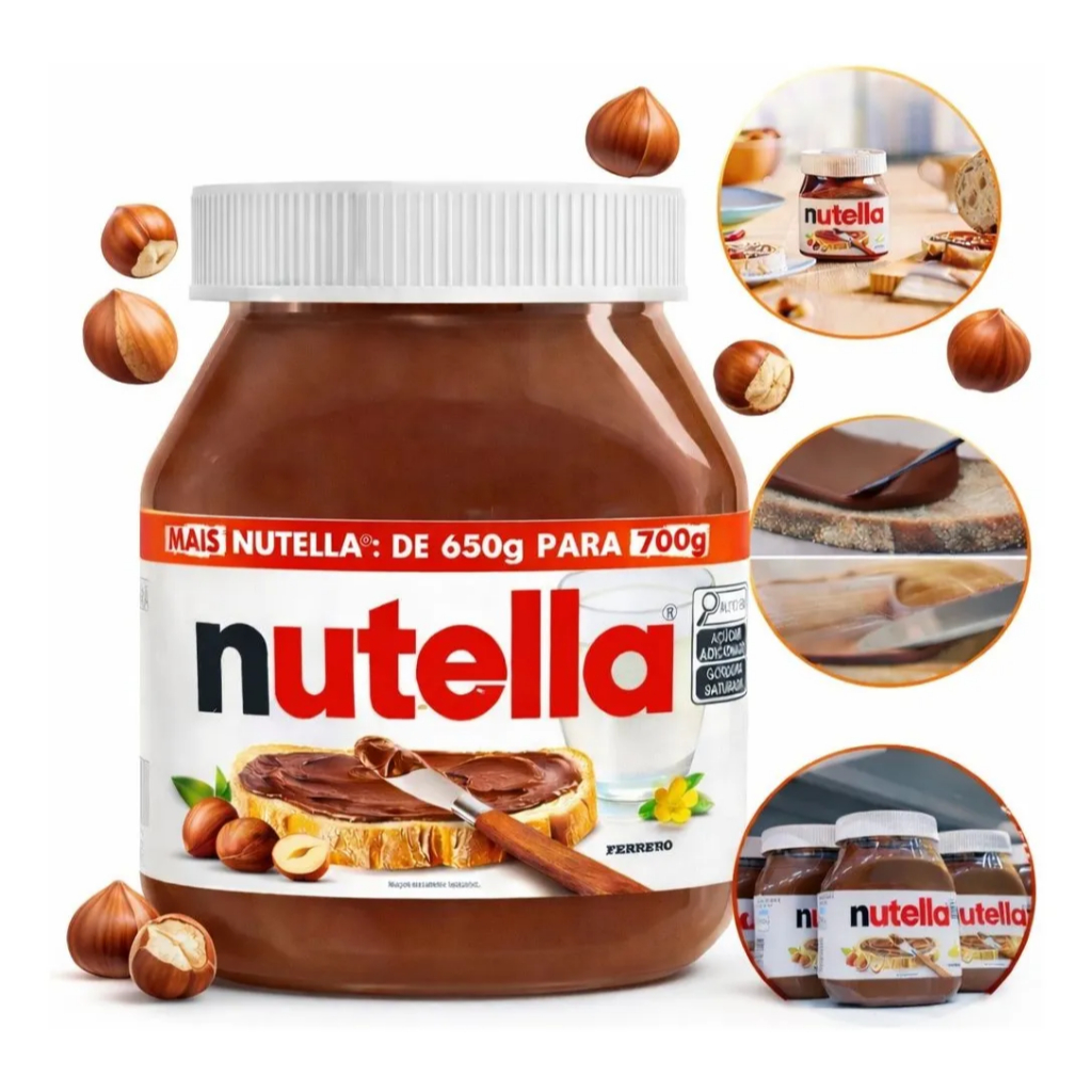 Nutella Original 700g – Creme de Avelã (Pote Grande) | Shopee Brasil