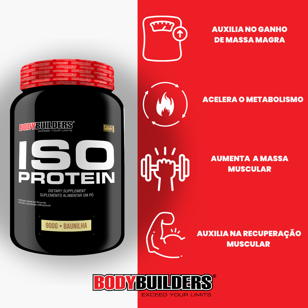 Kit Iso Protein 900g + Optimum Isolate Protein 900g + Power Creatina ...