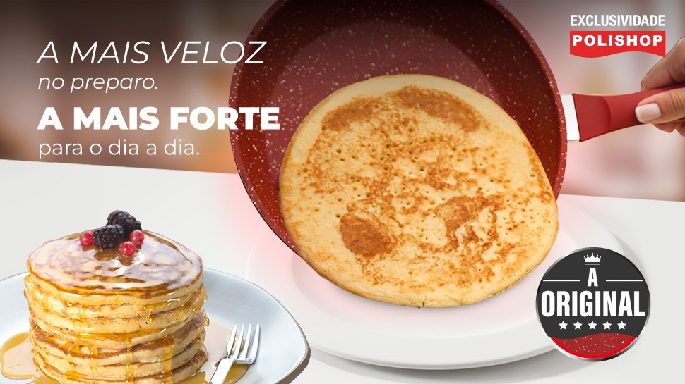 Panela Polishop Sauté Grand Vermelha 24cm | Shopee Brasil