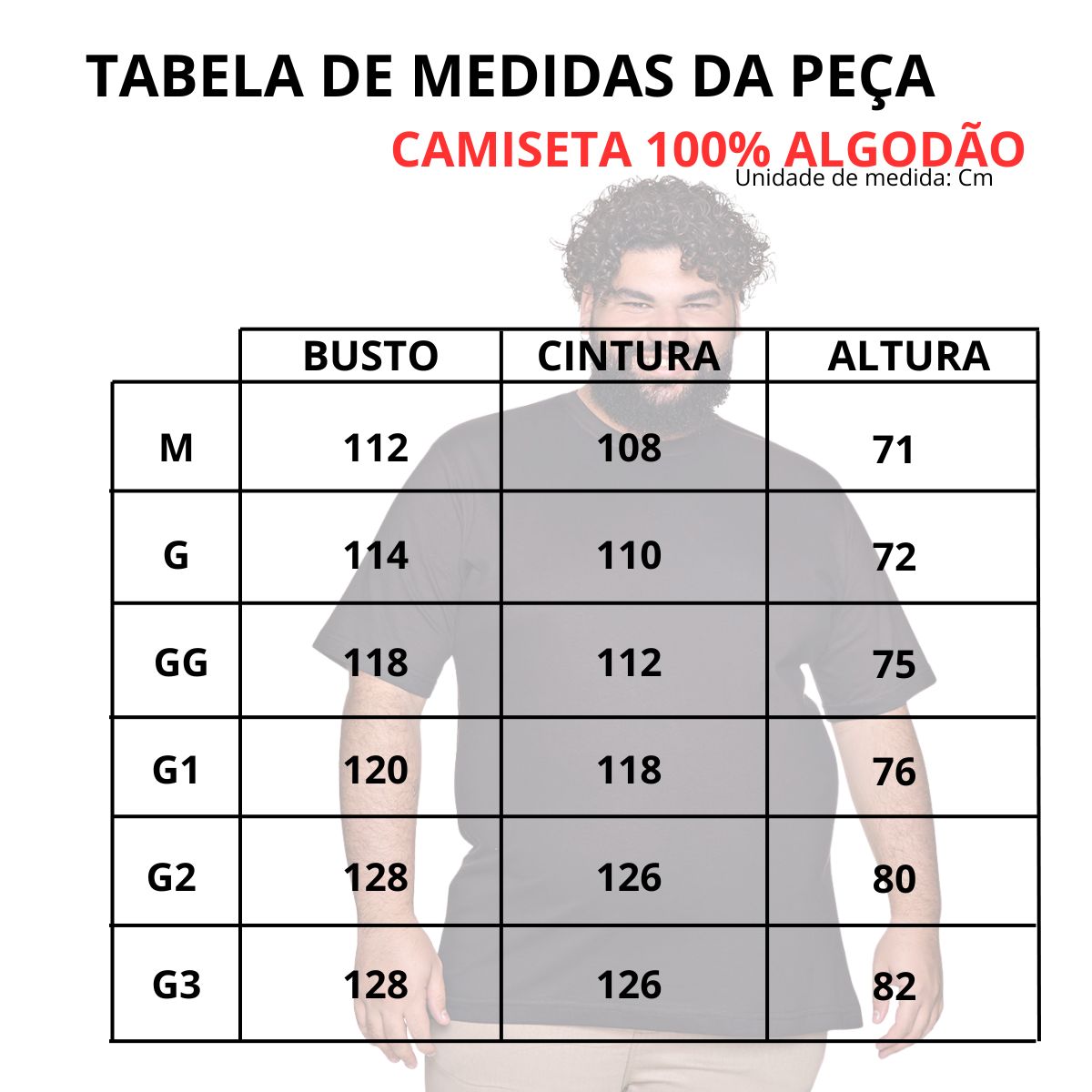 kit 2 camisetas Plus Size 100% algodão premium masculina tamanhos grande G1 G2 G3 Academia ...
