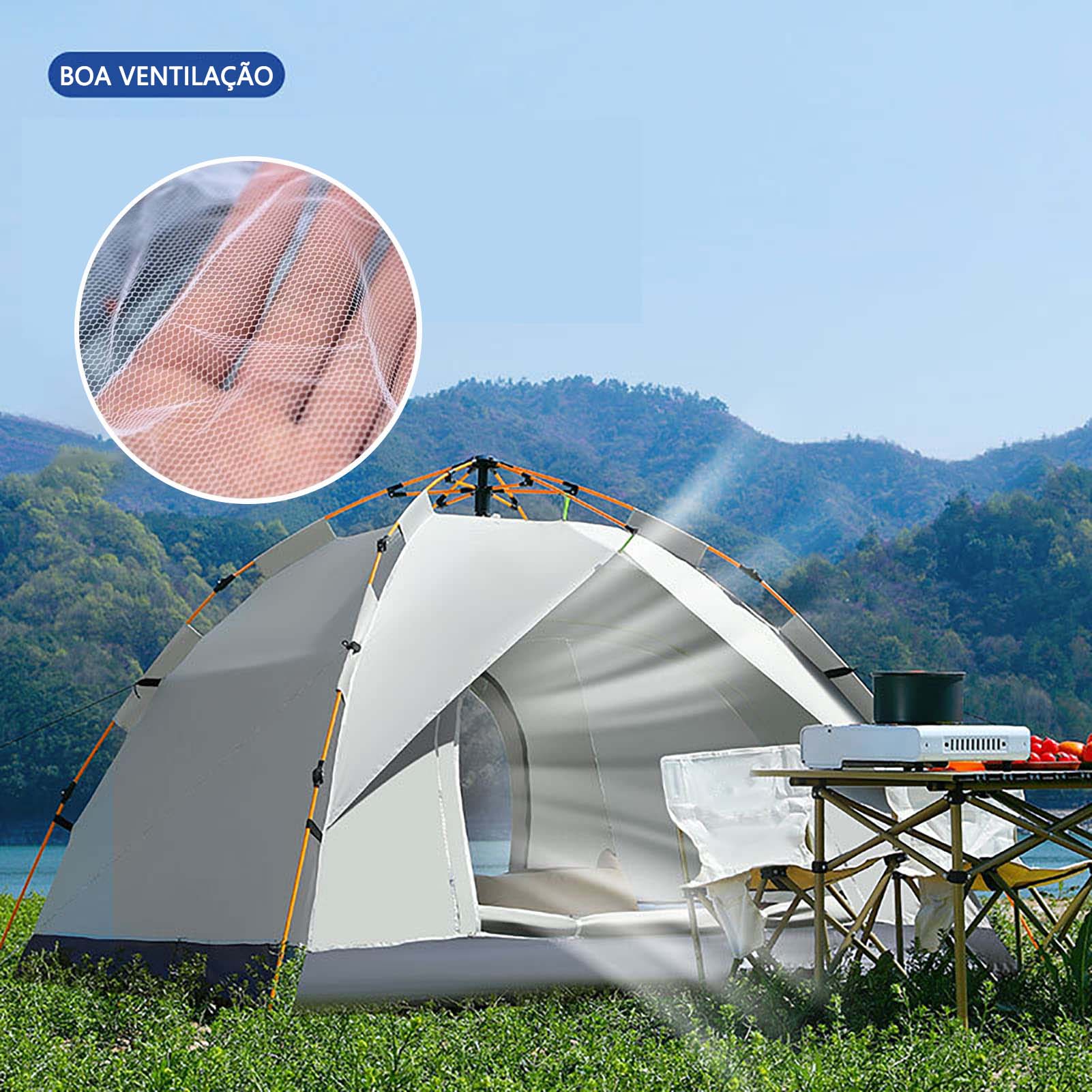 Barraca De Acampamento Portátil A Prova D'agua Dois Andare Barraca ...