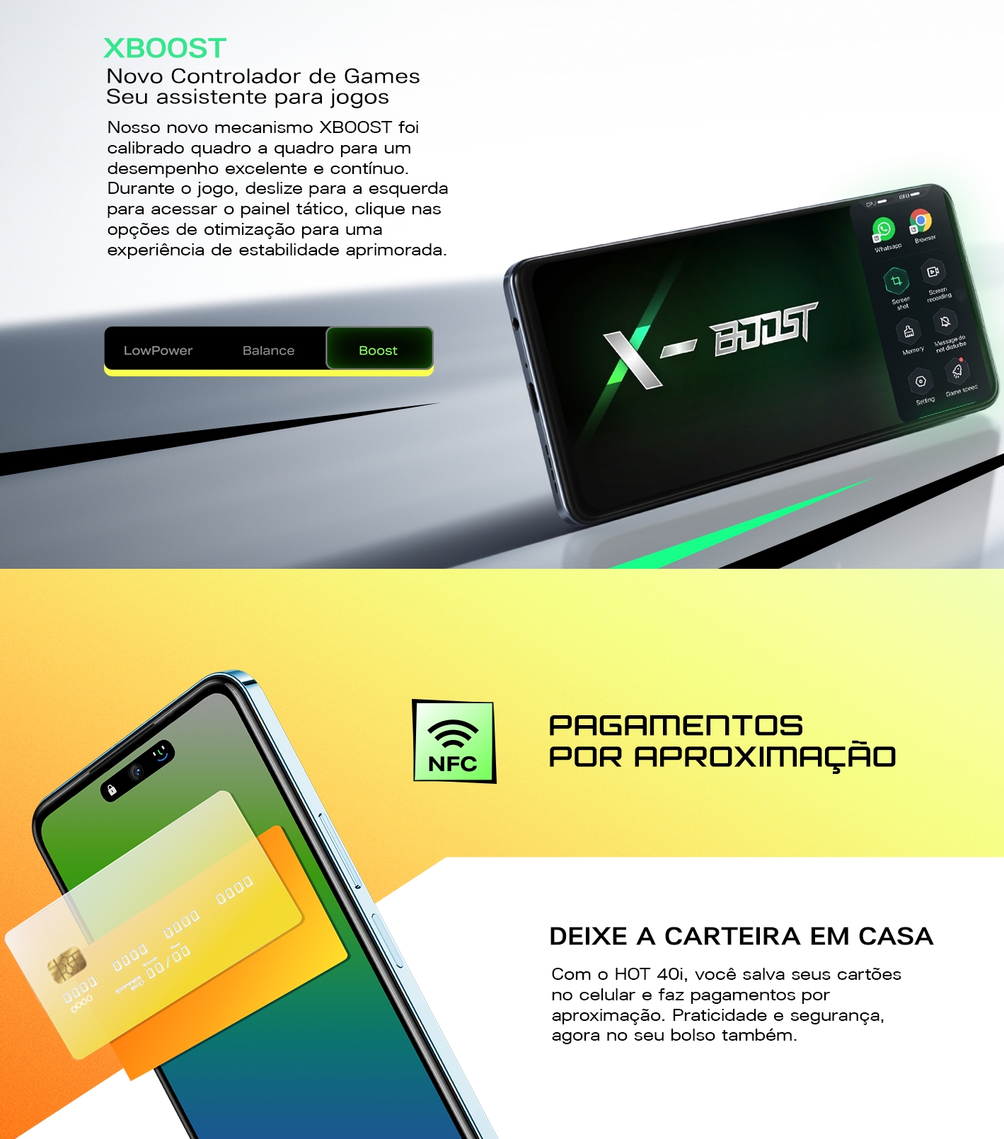 Smartphone Infinix Hot 40i 8GB RAM 256GB Câmera Dupla 50MP + Selfie ...