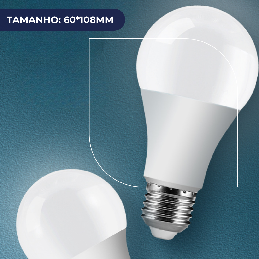 10 Lâmpada Led Bulbo 15w Branco Frio 6.500K (Luz Branca) | Branco Quente 3.200K (Luz Amarela ...
