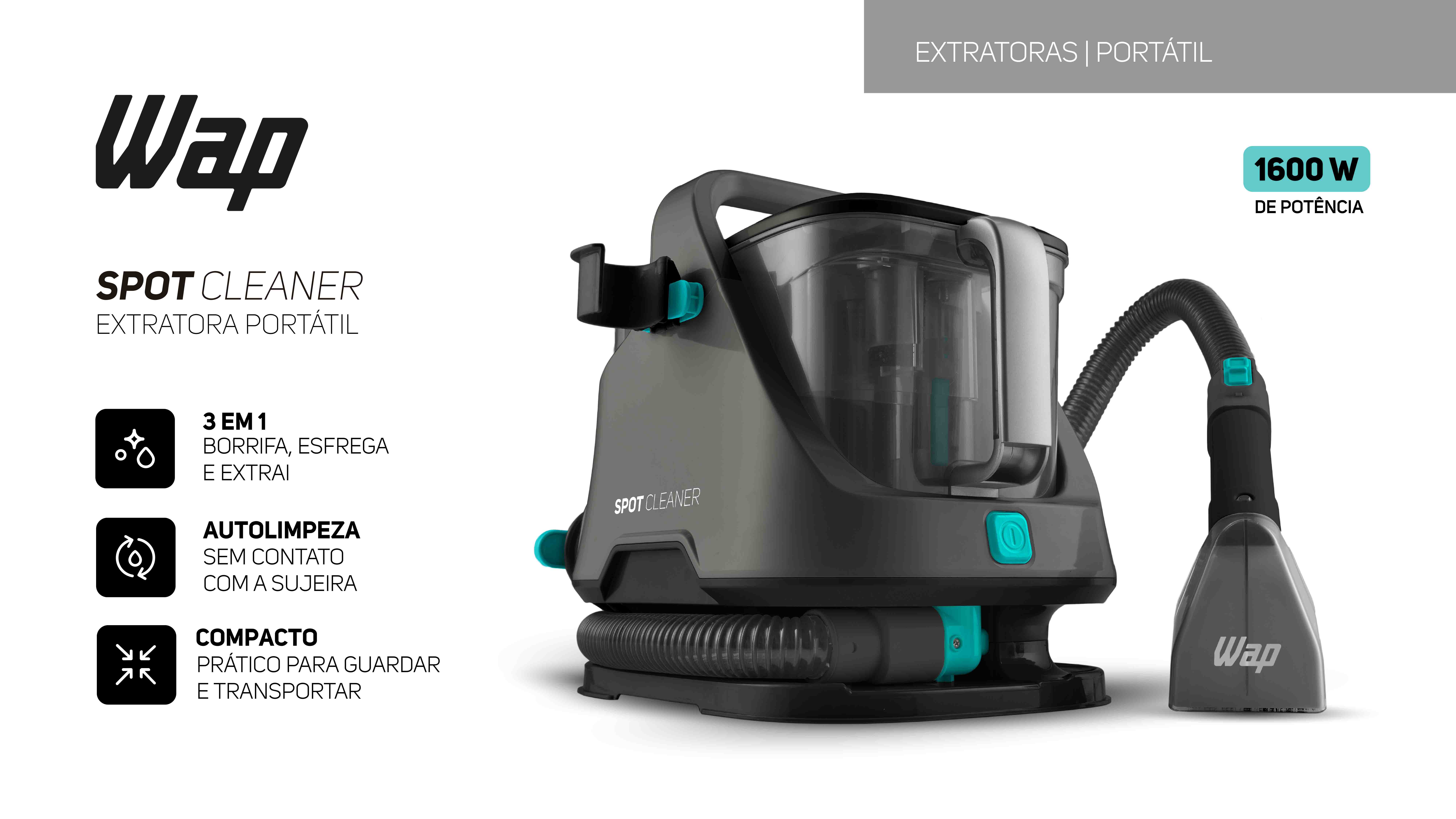 Extratora Portátil Doméstico Limpa Sofá Colchão Tapete Spot Cleaner Wap ...