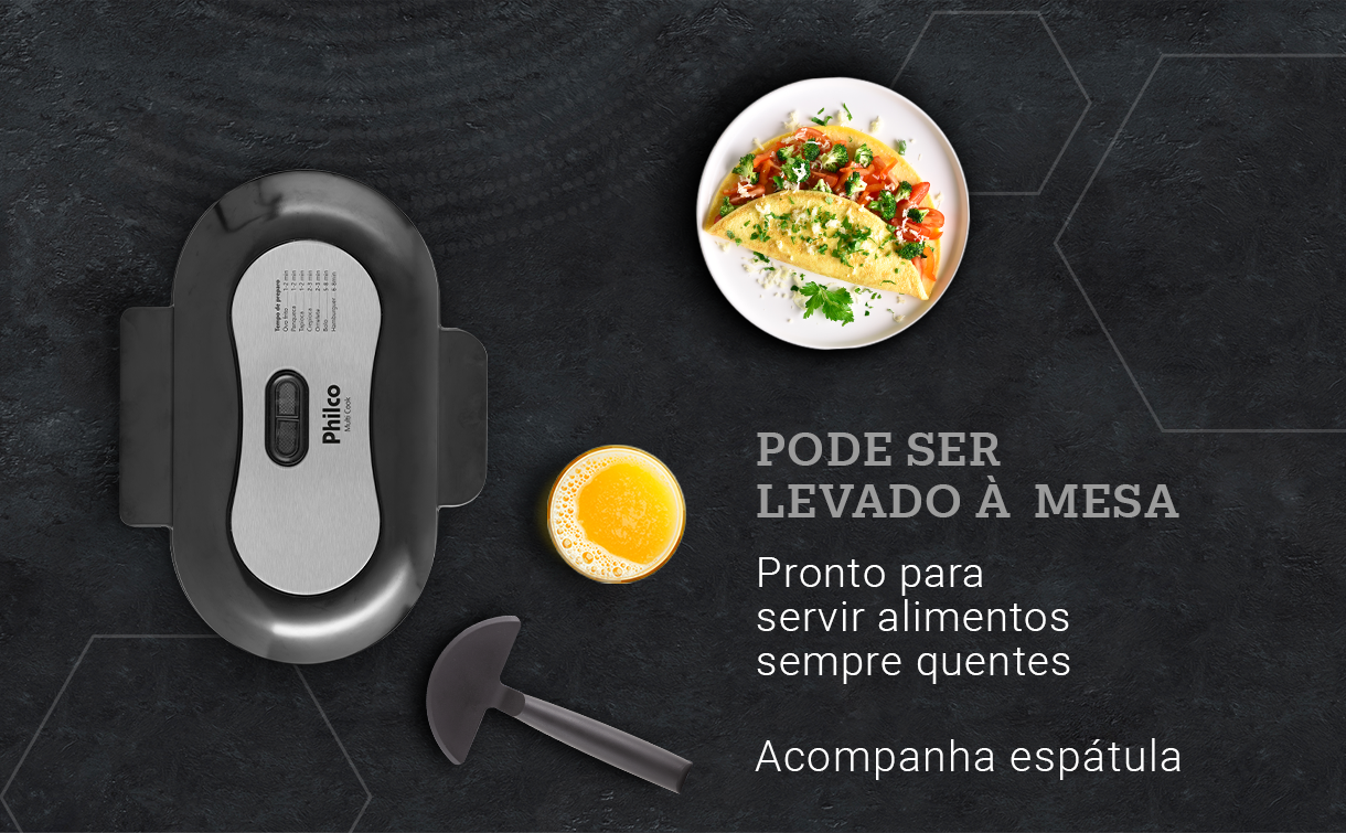 Multi Cook Philco 850W Sem Óleo Maxx Clean Antiaderente | Shopee Brasil