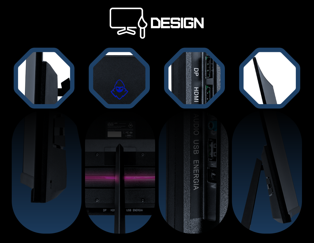 Monitor Gamer Mancer Valak UZ2, 32 Pol, FHD, Curvo, 1ms, 165Hz ...