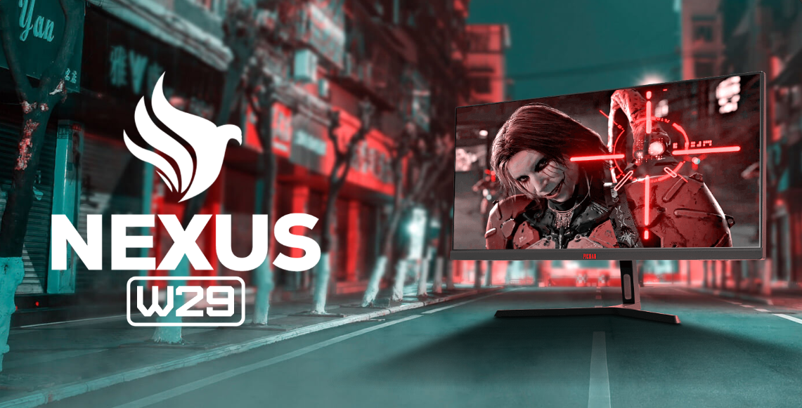 Monitor Gamer Pichau Nexus W29, 29Pol,VA, Ultrawide, WFHD, 1ms,100Hz,FreeSync,HDMI/DP, PG-NXW29 ...