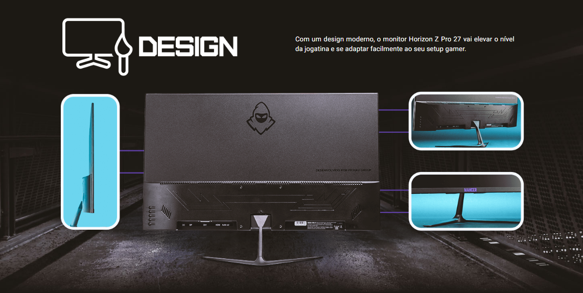Monitor Gamer Mancer Horizon Z PRO, 27 Pol. VA, FHD, 1ms, 165Hz ...
