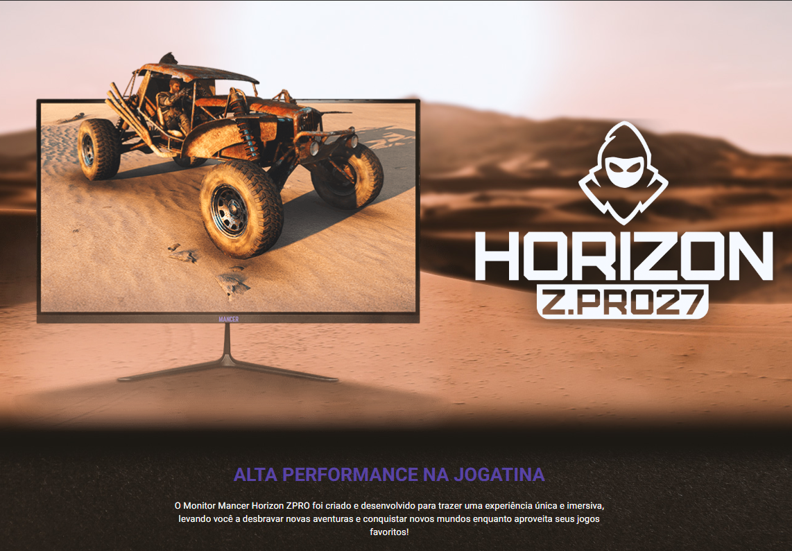 Monitor Gamer Mancer Horizon Z PRO, 27 Pol. VA, FHD, 1ms, 165Hz ...