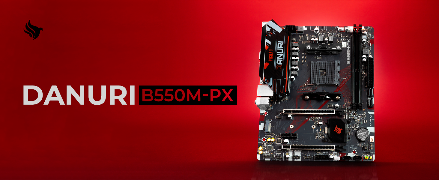 Placa Mae Pichau Danuri B550M-PX, DDR4, Socket AM4, M-ATX, Chipset AMD ...