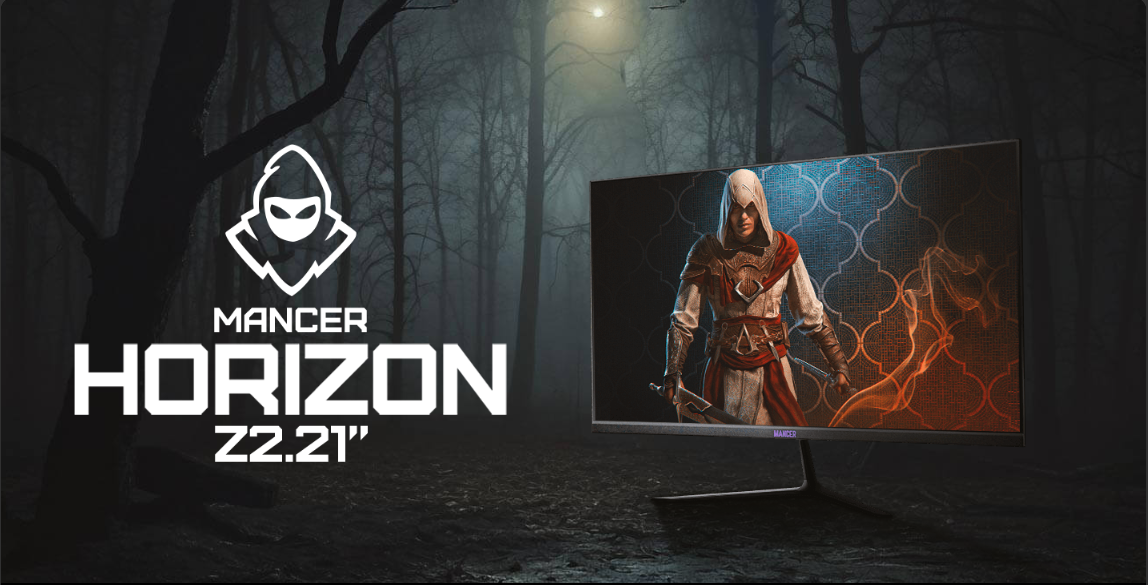 Monitor Gamer Mancer Horizon Z2, 21.5 Pol, VA, FHD, 100Hz, 1ms, HDMI/VGA, MCR-HZN21-BL2 | Shopee ...