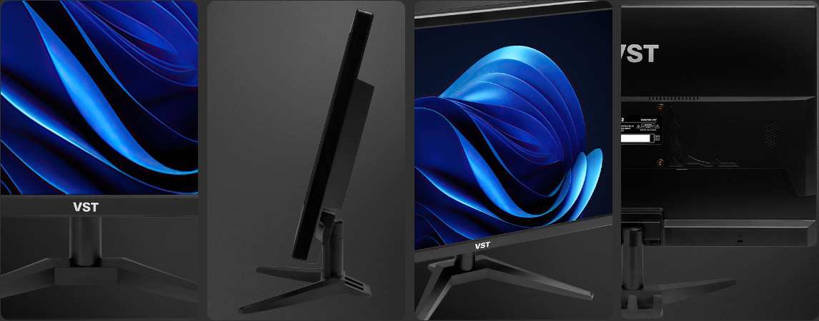 Monitor VST 22, 22 Pol, FHD, 5ms, 60Hz, HDMI/VGA, VST-VST22-BL01 ...