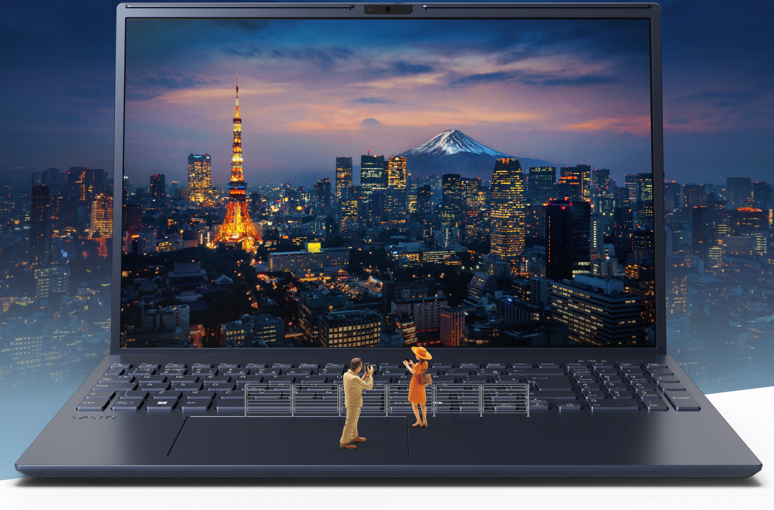 Notebook VAIO FE16 AMD® Ryzen 7-5825U Linux 8GB RAM 512GB SSD 16" IPS ...