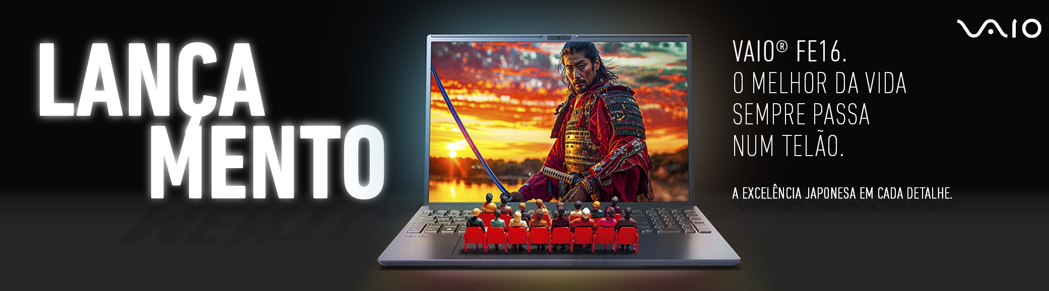 Notebook Vaio FE16 AMD® Ryzen 7-5825U Windows 11 Home 16GB RAM 512GB SSD 16" IPS WUXGA - Cinza ...