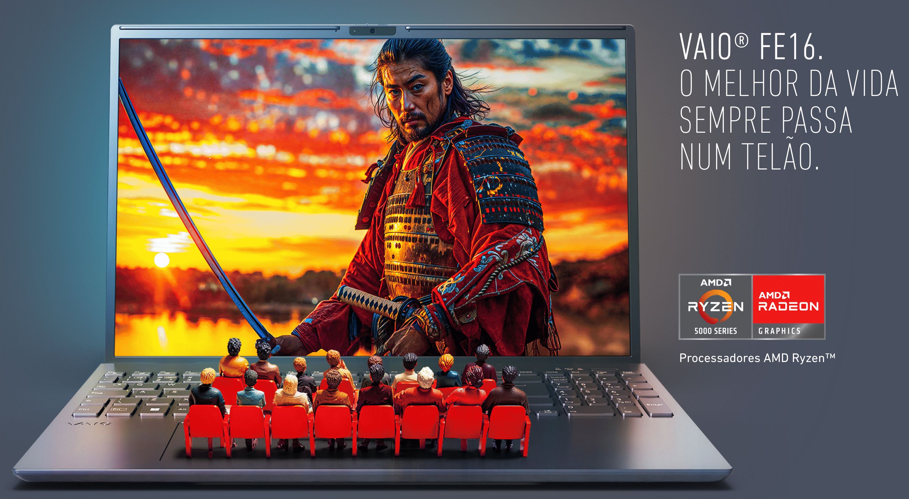 Notebook Vaio FE16 AMD® Ryzen 7-5825U Windows 11 Home 16GB RAM 512GB ...