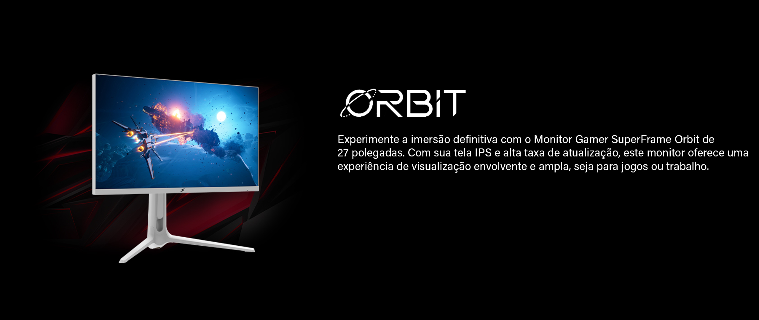 Monitor Gamer SuperFrame Orbit, 27 Pol, Quad HD, 180Hz, Fast IPS, 1ms ...