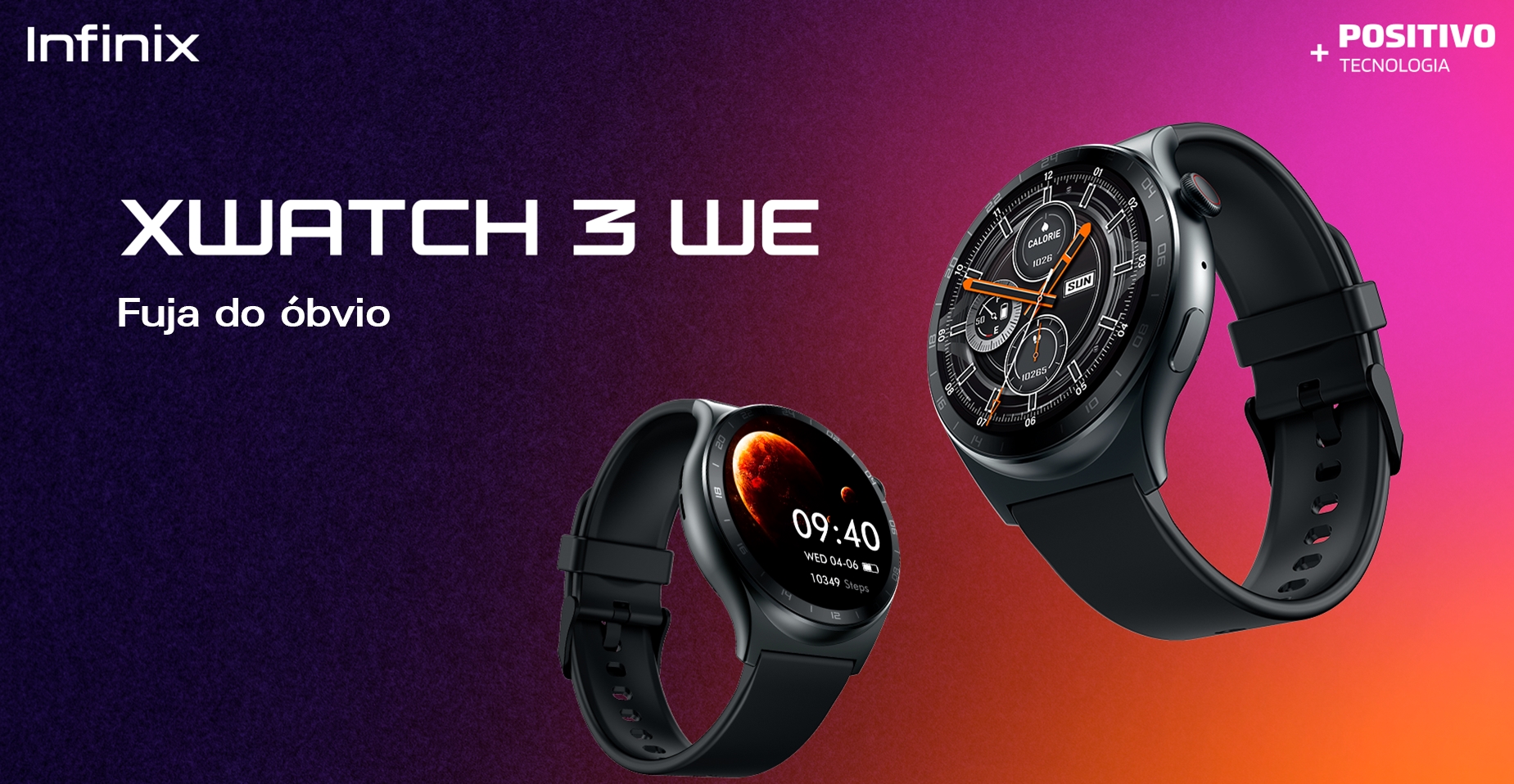 Smartwatch Infinix Xwatch 3 WE IP68 até 10 dias de Bateria Tela Amoled ...