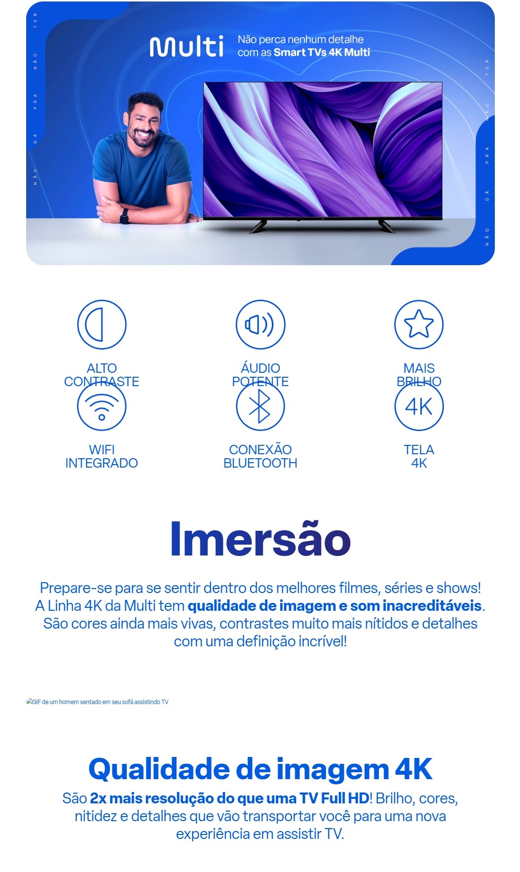 Smart TV DLED 55 4K Multi Definition Android 11 4HDMI 2USB Wi-fi ...