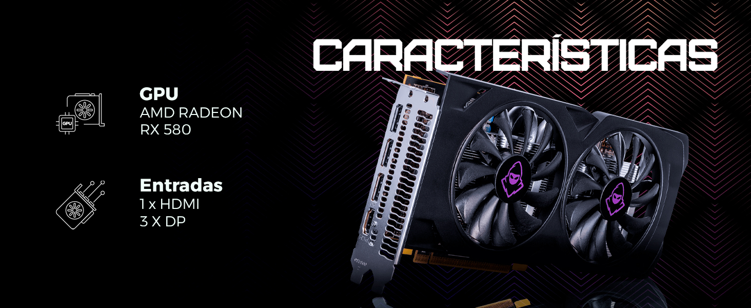 Placa de Video Mancer Radeon RX 580 Streaky V3, 8GB, GDDR5, 256-bit, MCR-RX5808GB-STKV3 | Shopee ...