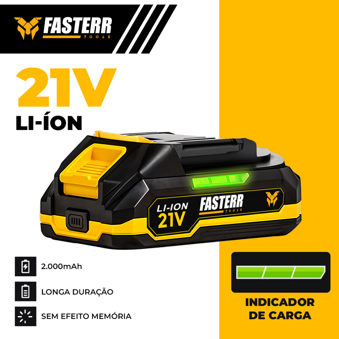 Kit Profissional Parafusadeira Brushless 21V + Esmerilhadeira 1000W ...