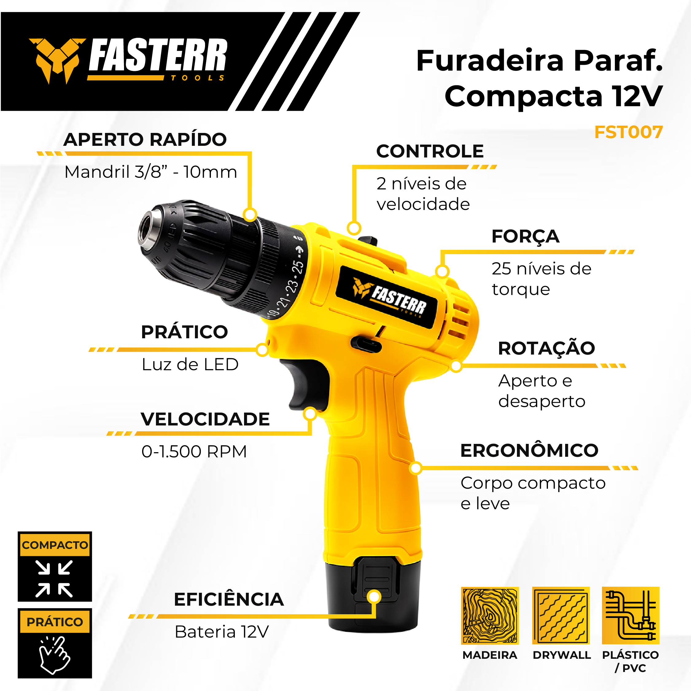 Kit 4 em 1 Martelete Rotativo 220V , Esmerilhadeira, Chave de Impacto e ...