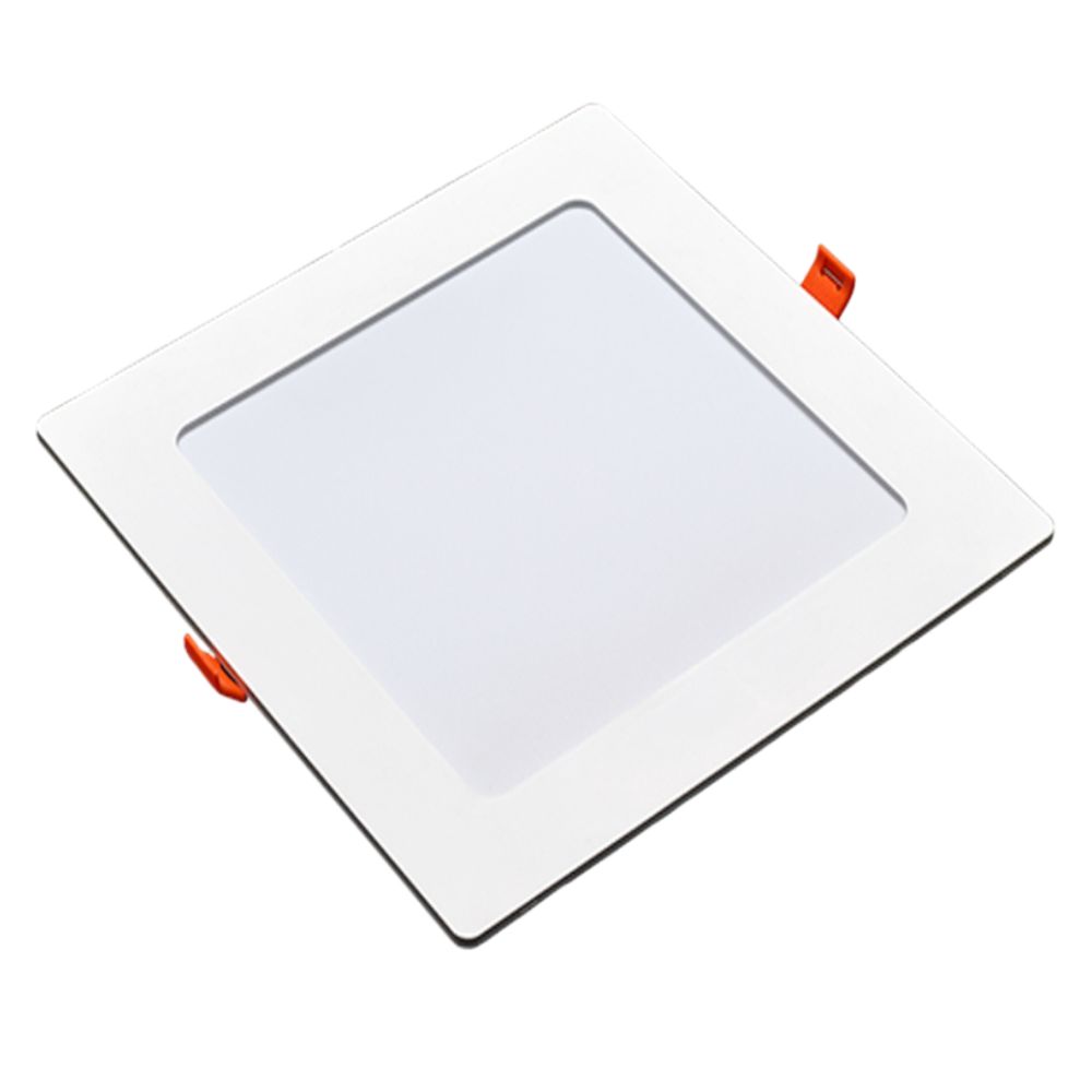 Kit 4 Painéis Plafon Quadrado Embutir 12W Luz Branca 6500K Luminária de ...