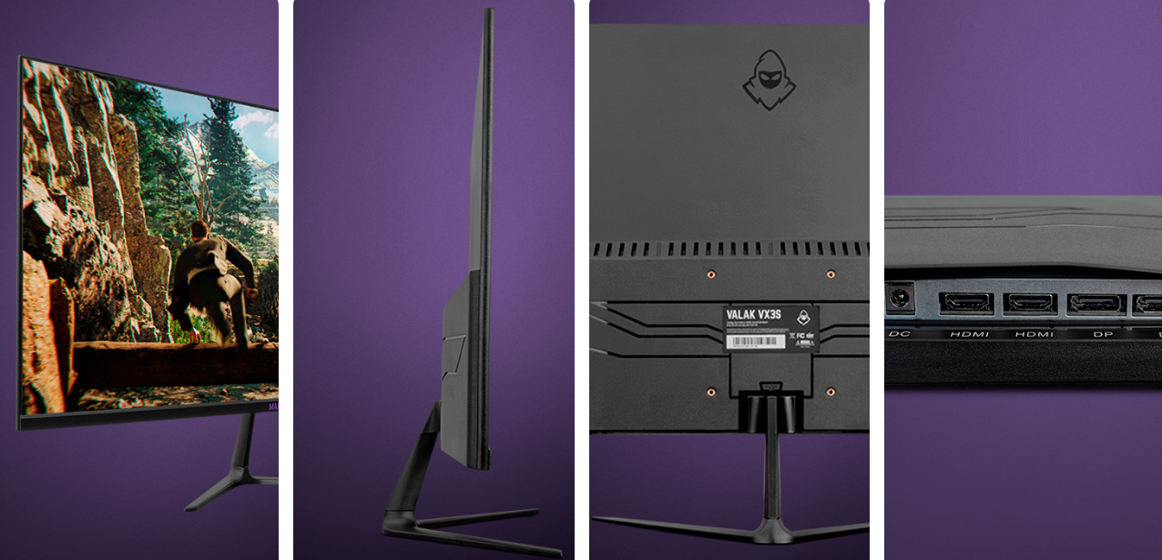 Monitor Gamer Mancer Valak VX3S, 27 Pol, VA, Curvo, 2K, 1ms, 180Hz ...