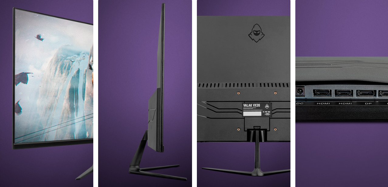 Monitor Gamer Mancer Valak VX240H, 27 Pol, IPS, Curvo, 2K, 1ms, 240Hz ...