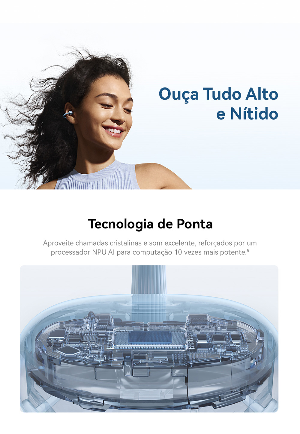 HUAWEI FreeClip 2 | Fone de Ouvido Bluetooth Sem Fio | C-bridge Design ...