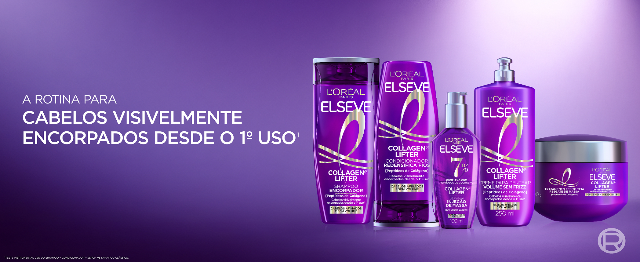 Creme de Pentear L'Oréal Paris Elseve Colágeno Lifter 250ml | Shopee Brasil
