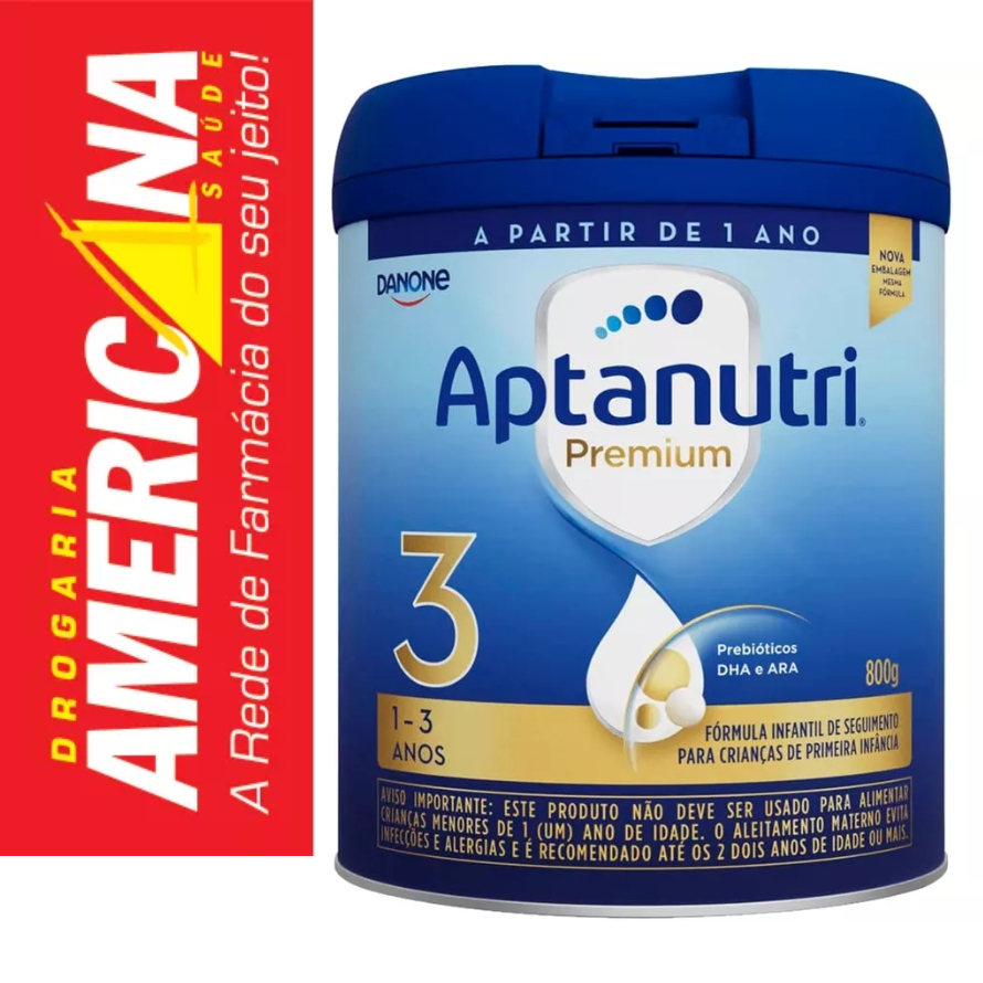 Fórmula Infantil Aptanutri Premium 3 800g Envio Imediato | Shopee Brasil