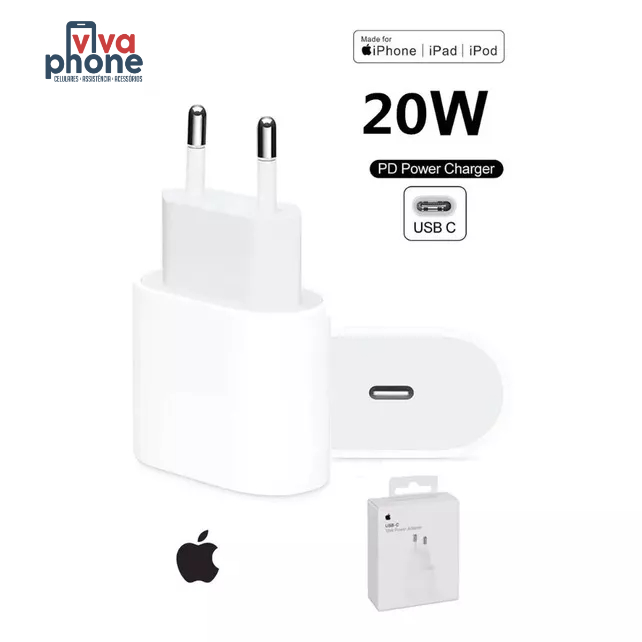Fonte Apple iPhone Usb-c 20w Original | Shopee Brasil