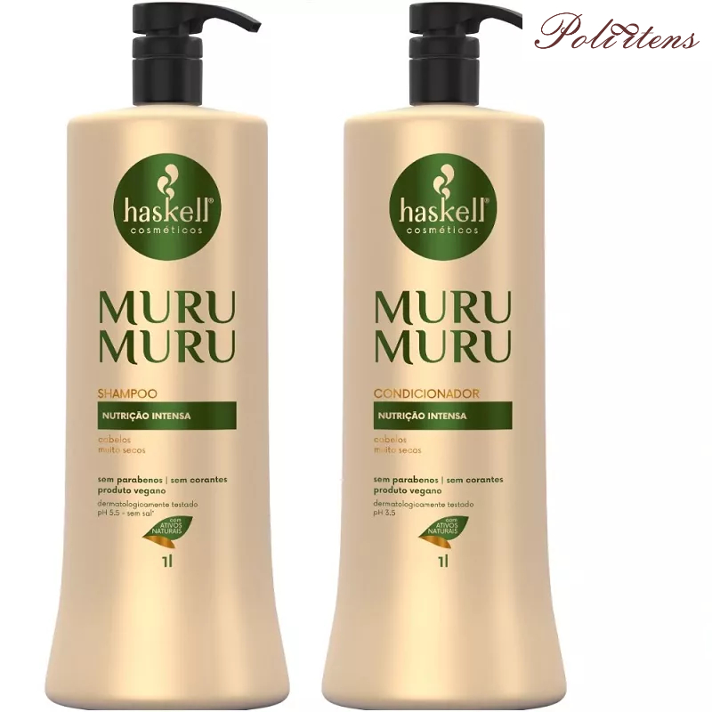 Kit Haskell Murumuru Shampoo 1 Litro + 1 Condicionador 1 Litro | Shopee Brasil
