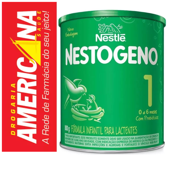 Nestogeno 1 Fórmula Nutricional Infantil Nestlé Para Bebês 800g Envio Imediato | Shopee Brasil