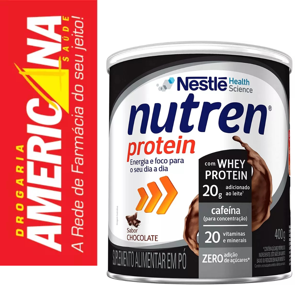 Nestlé Nutren Protein Suplemento Alimentar Chocolate 400g Envio ...