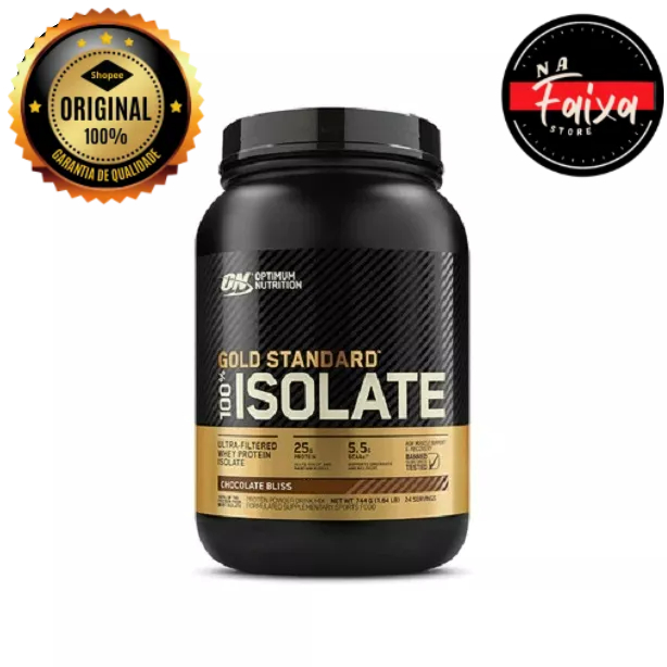 Whey Protein Gold Standard 100% Isolate (720g) Baunilha Optimum Nutrition | Shopee Brasil