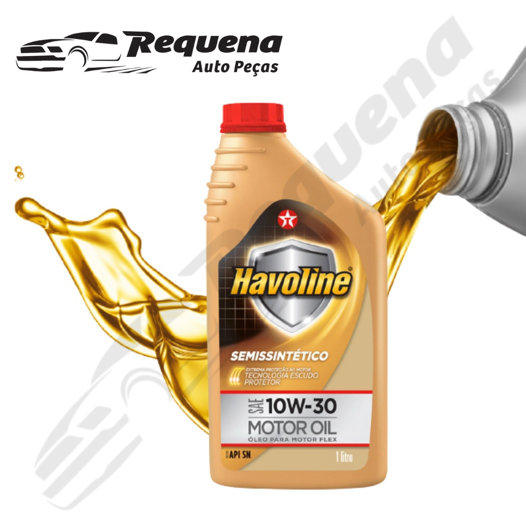 Oleo Lubrificante de Motor Texaco Havoline 10W30 Semissintetico API SN ...