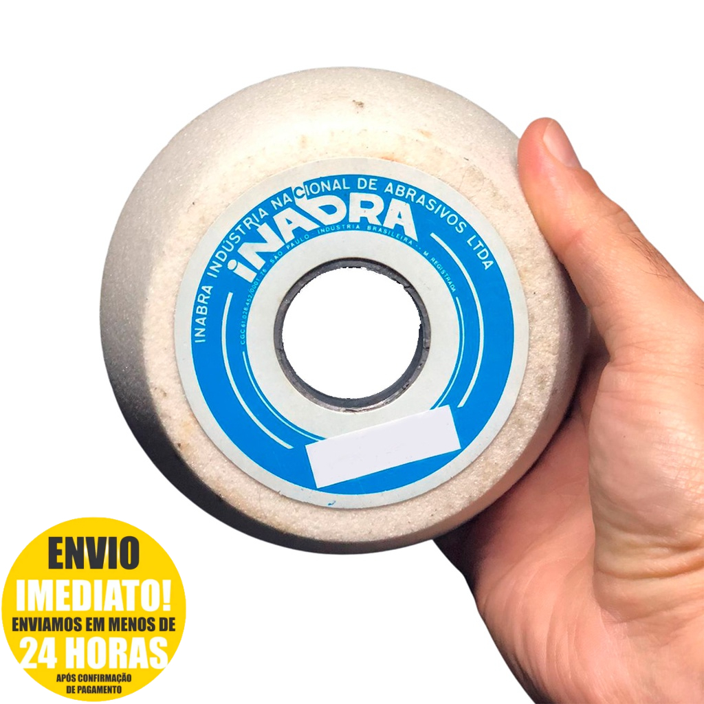 Rebolo Copo Cônico Branco Para Retífica 4" x 2" x 31,75mm | Shopee Brasil