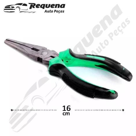 Alicate de Bico 6" Meia Cana Cabo Texturizado- 51620 | Shopee Brasil