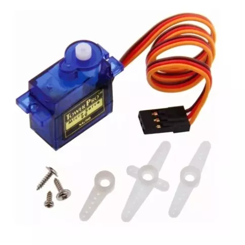 Micro Servo Motor Tower Pro 9g Sg90 Arduino 1,5kg Aeromodelo | Shopee ...