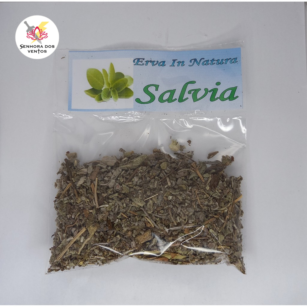 Salvia - Erva Seca/ Erva in Natura | Shopee Brasil